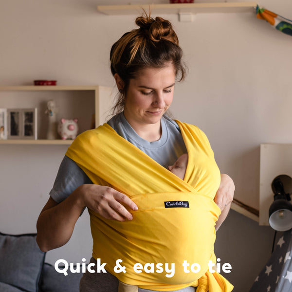 Cuddlebug Baby Wrap Carrier Sunshine – Cuddlebug.co